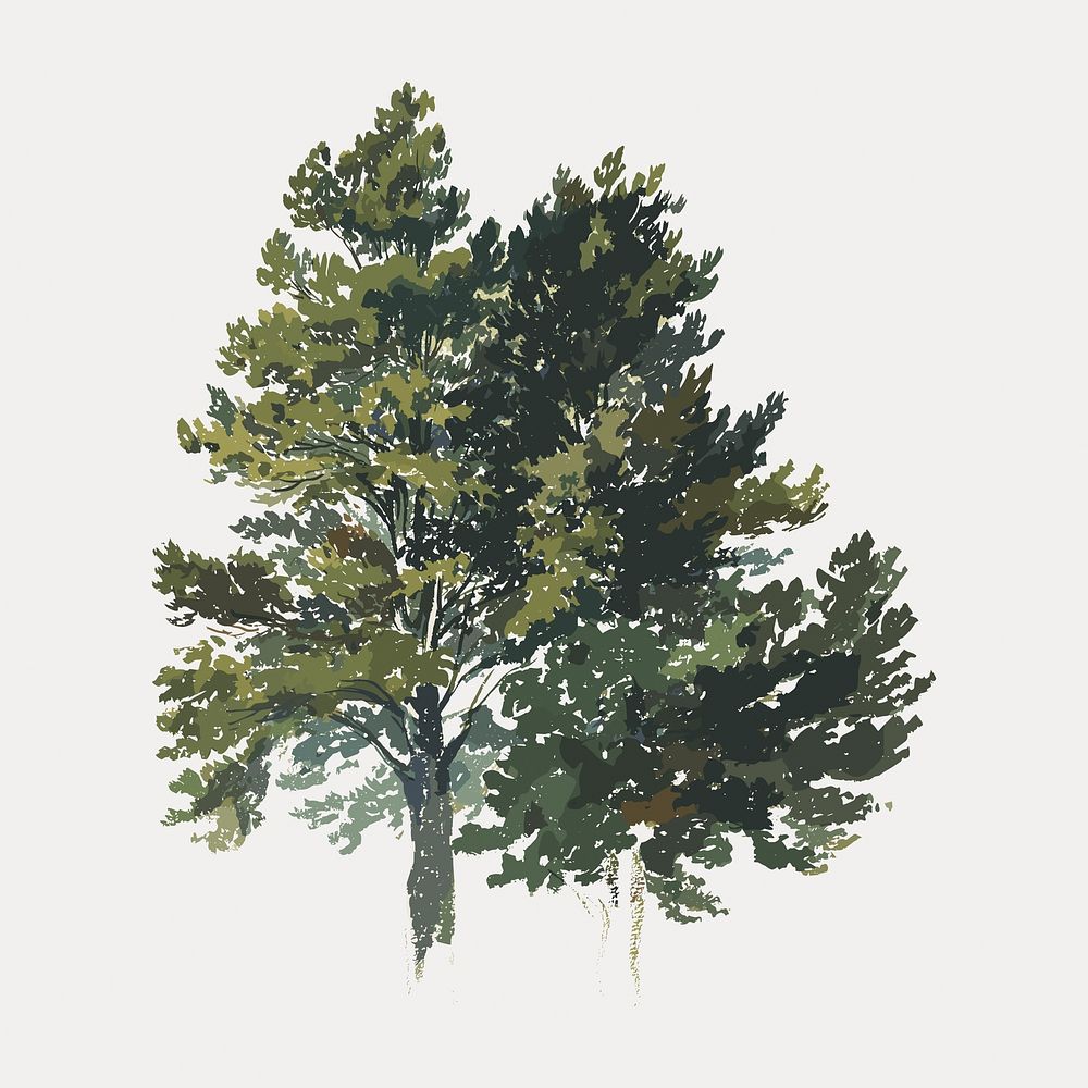 Vintage tree illustration, vector element | Premium Vector - rawpixel
