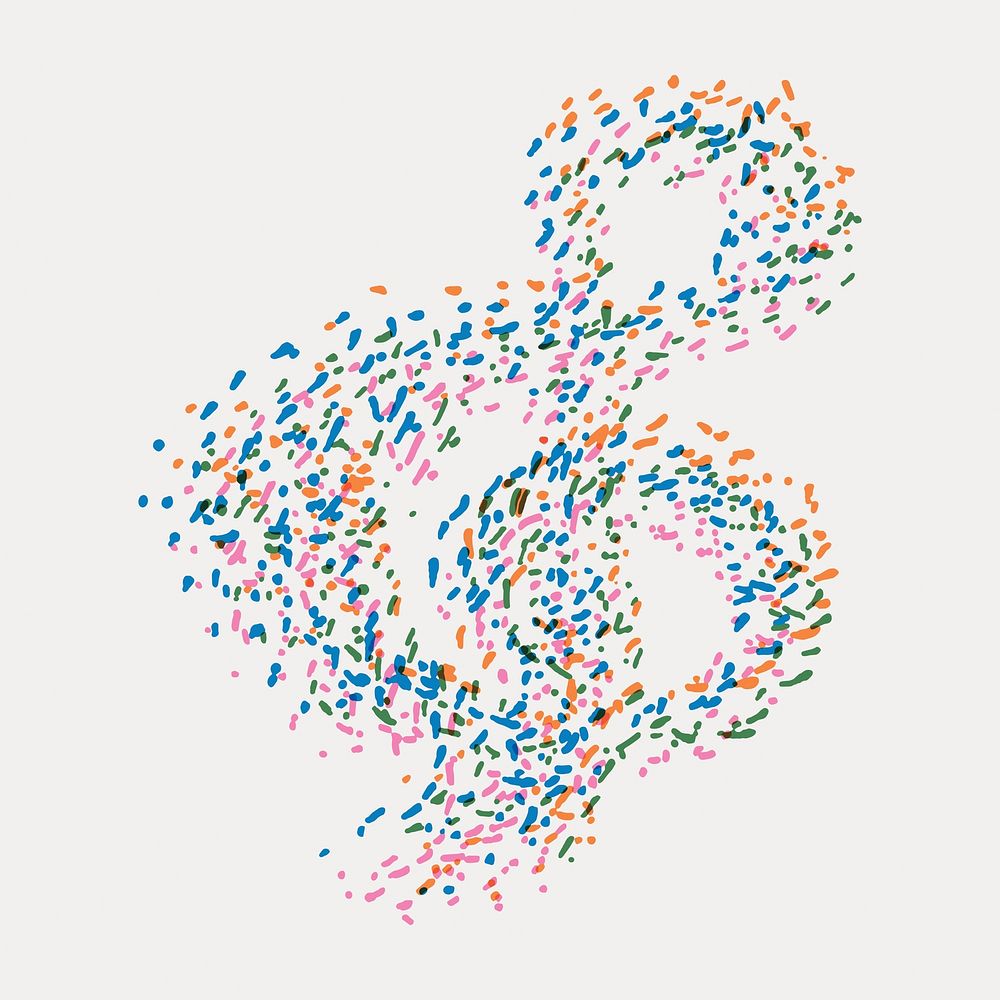 Music note abstract sticker, isolated | Free Vector - rawpixel