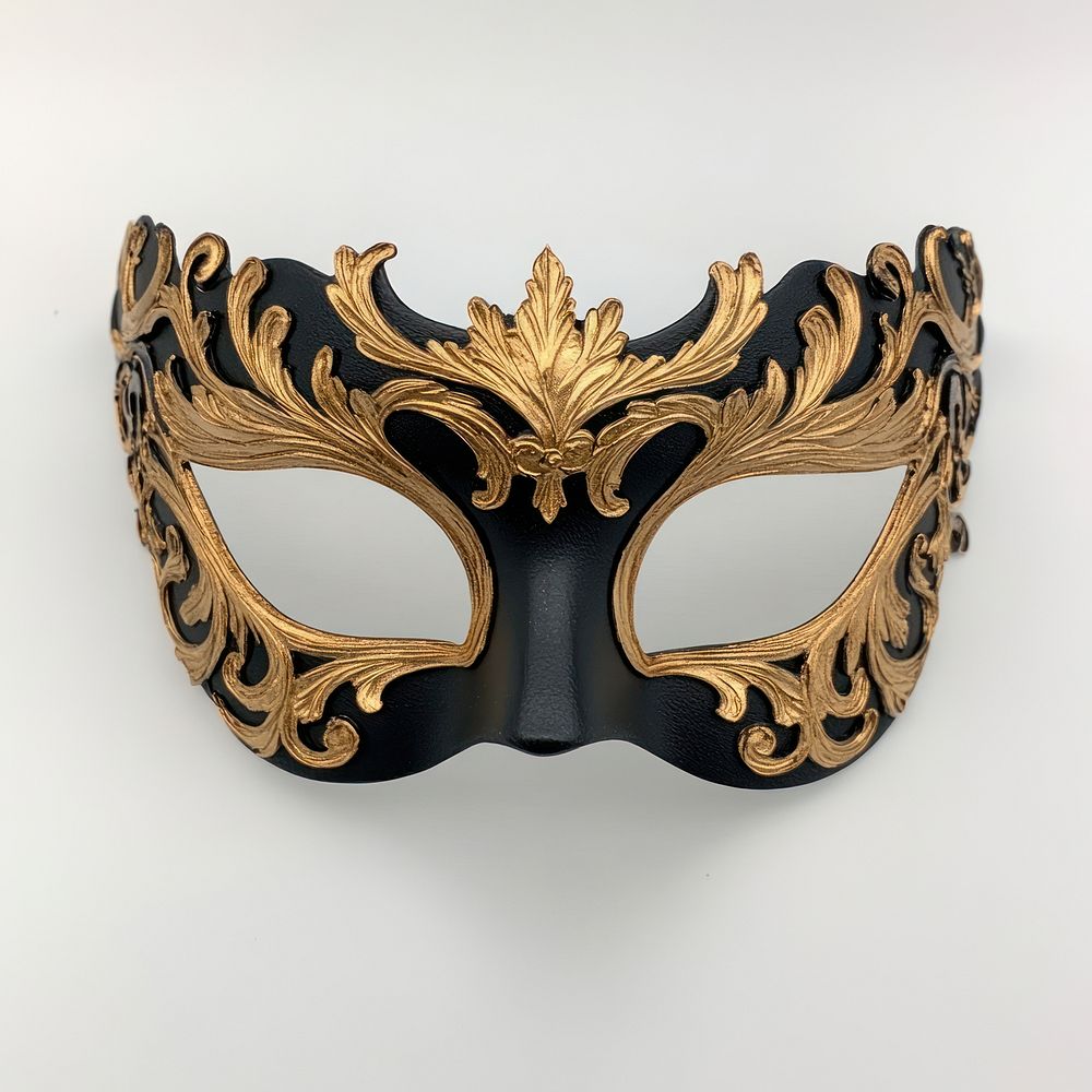 Black and gold masquerade mask | Free Photo - rawpixel