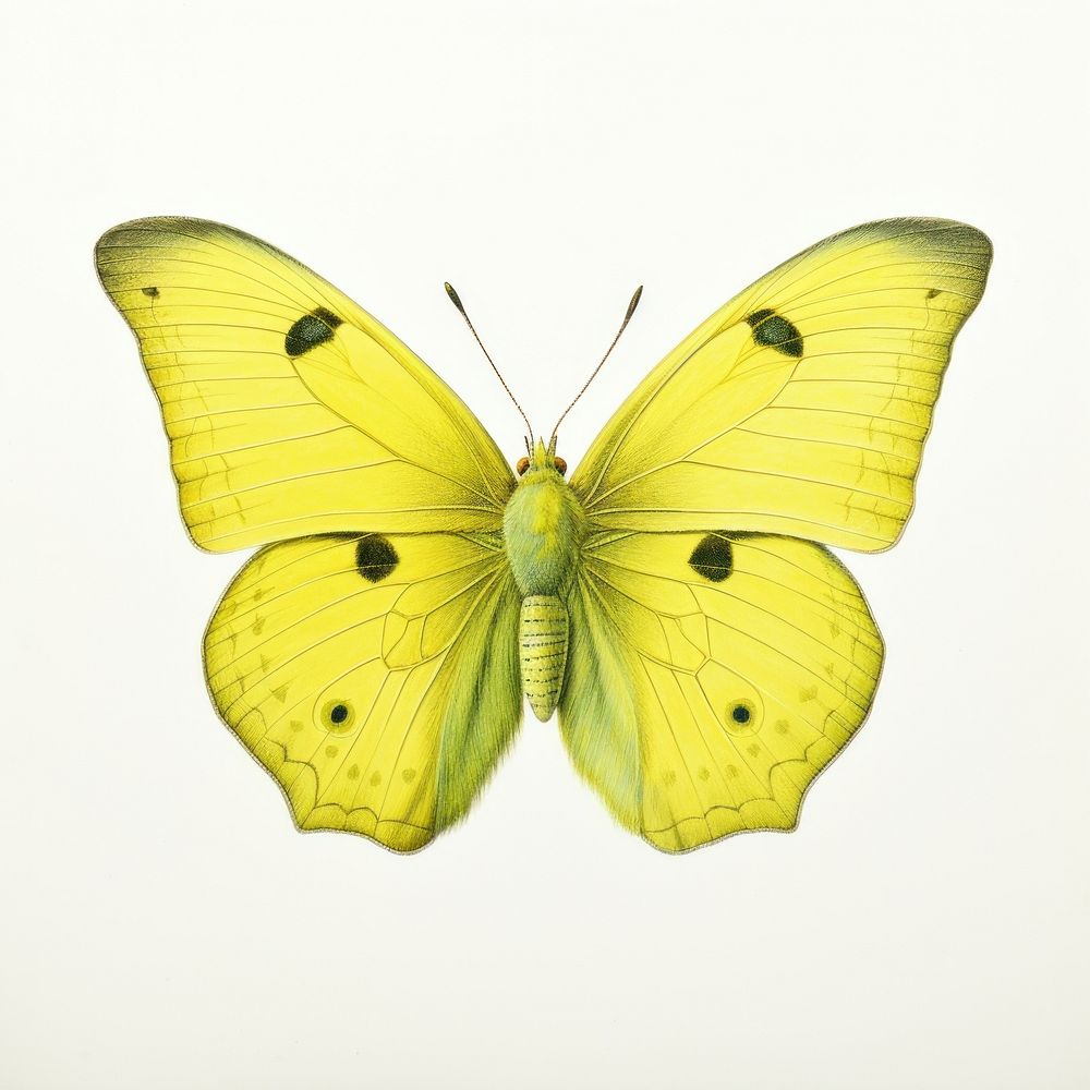 Butterfly illustration drawing insect. | Free Photo Illustration - rawpixel