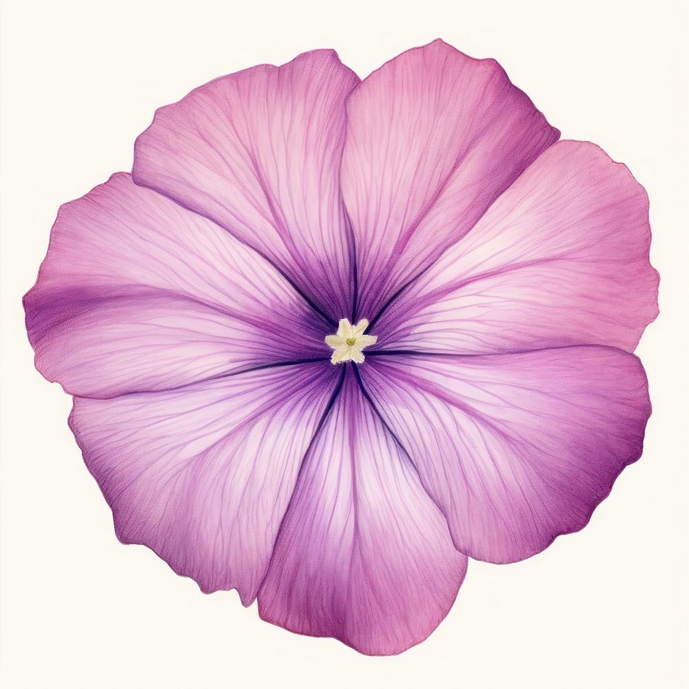 Petal illustration botanical flower. | Free Photo Illustration - rawpixel