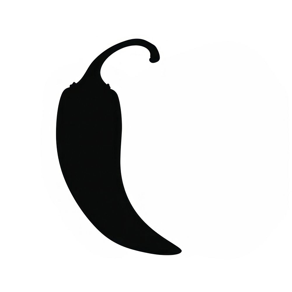 Chili silhouette illustration vegetable pepper. | Free Photo ...
