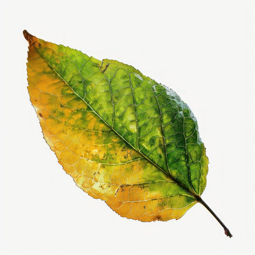 Green autumn leaf isolated photography | Free Photo - rawpixel