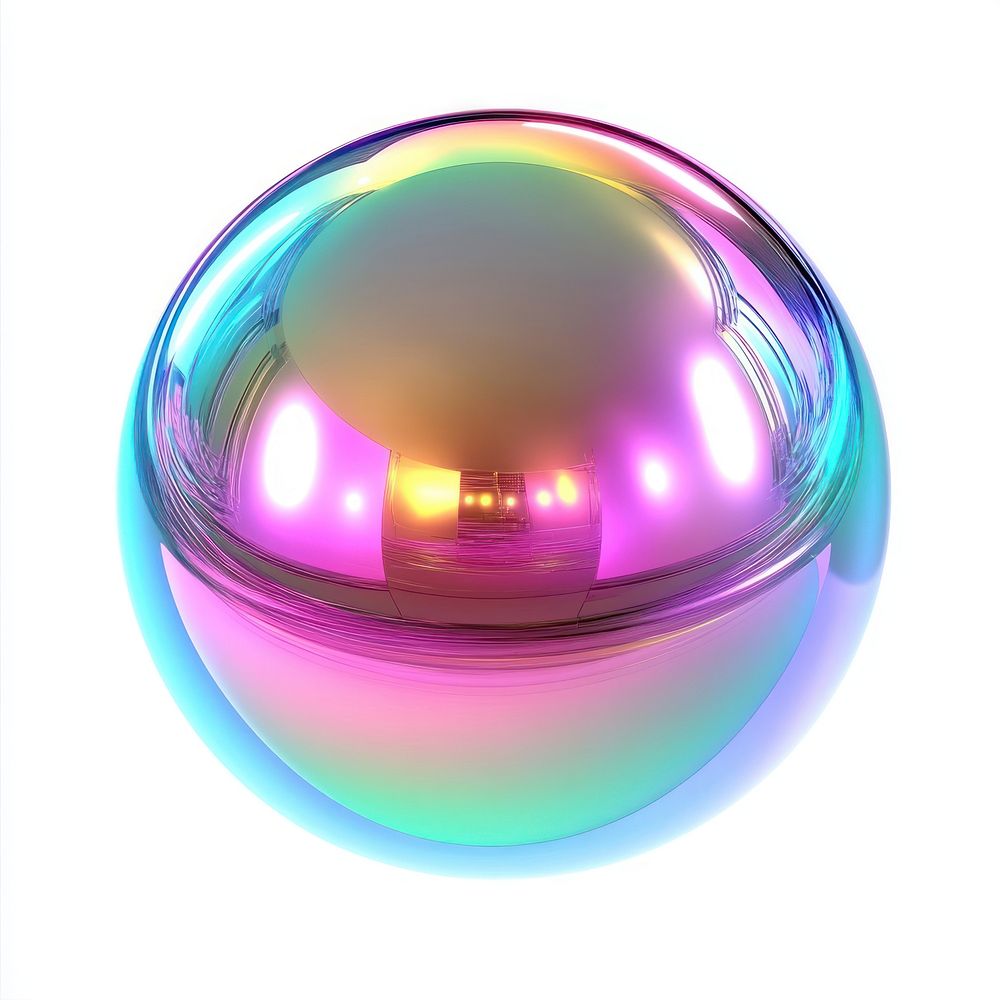 Spheres shape sphere colors reflections. | Free Photo Illustration ...