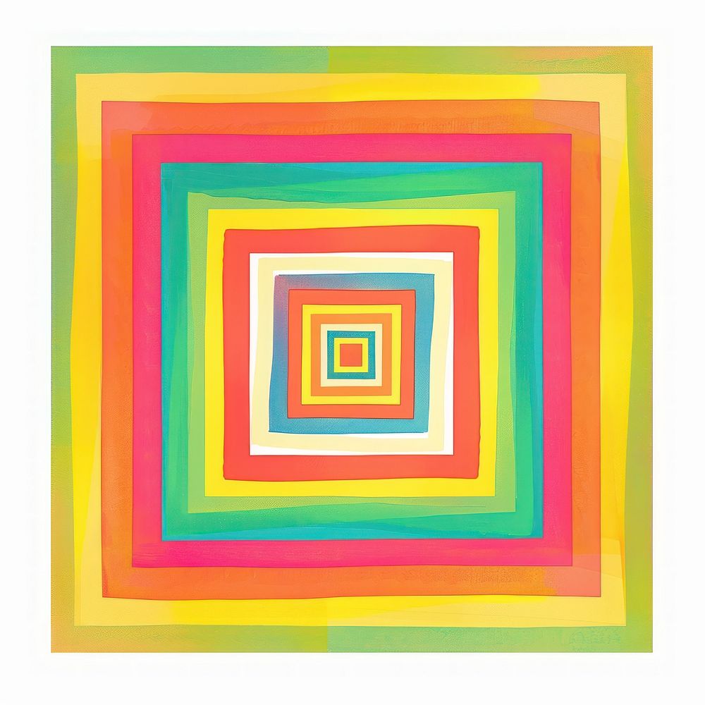 Concentric square squares design art. | Free Photo Illustration - rawpixel