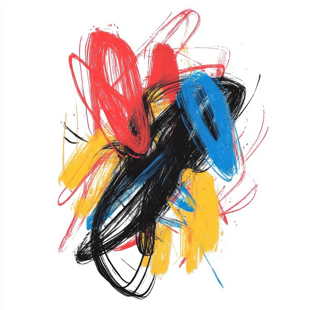 Minimal marker scribble painting art | Free Photo - rawpixel