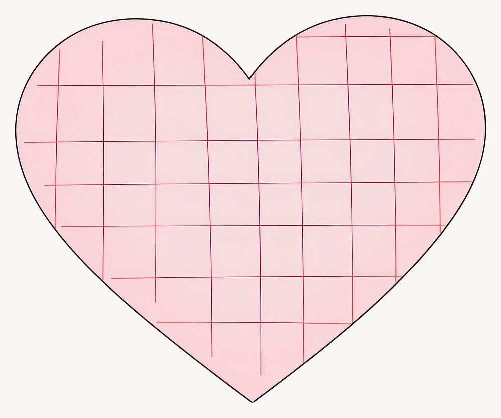 Pink heart icon pattern grid | Free Vector - rawpixel