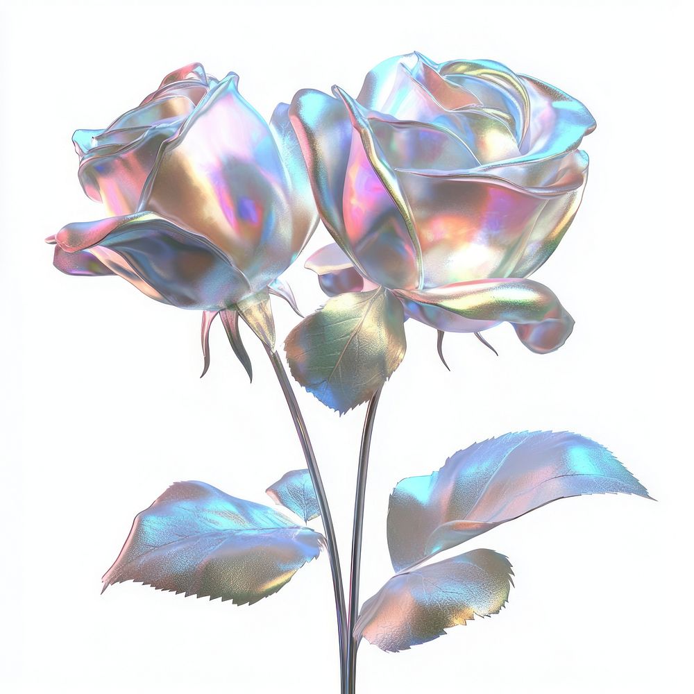 Silver roses flowers petals art. | Free Photo - rawpixel