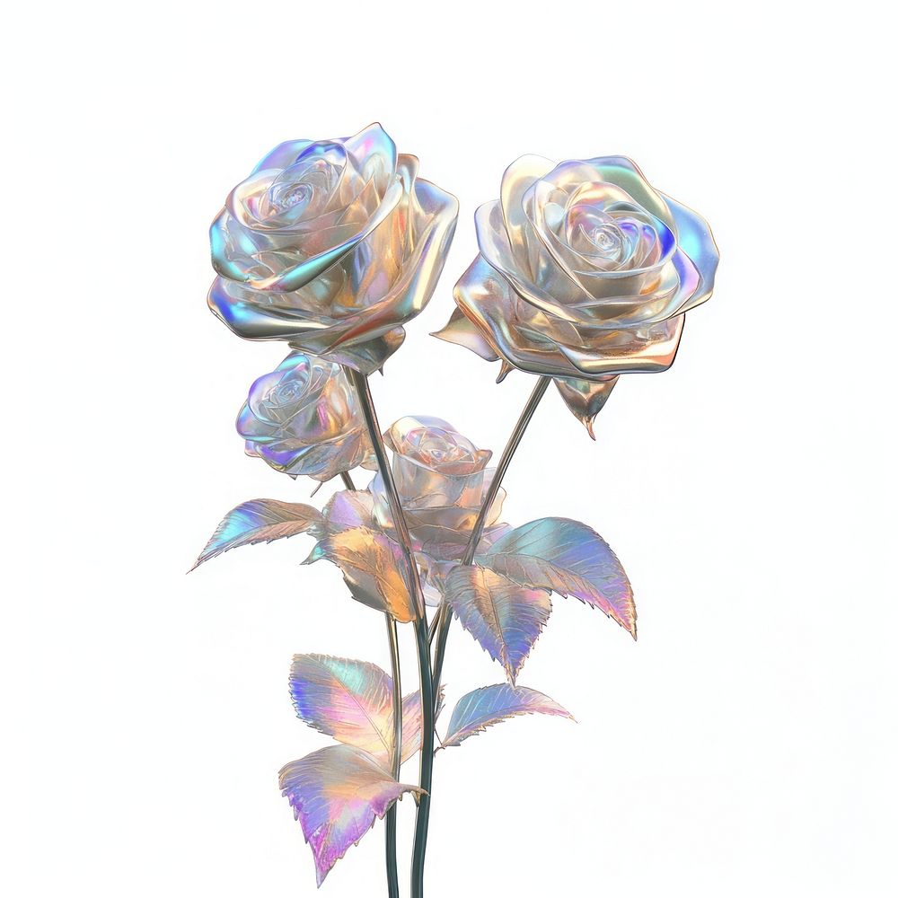 Silver roses flowers petals art. | Free Photo - rawpixel