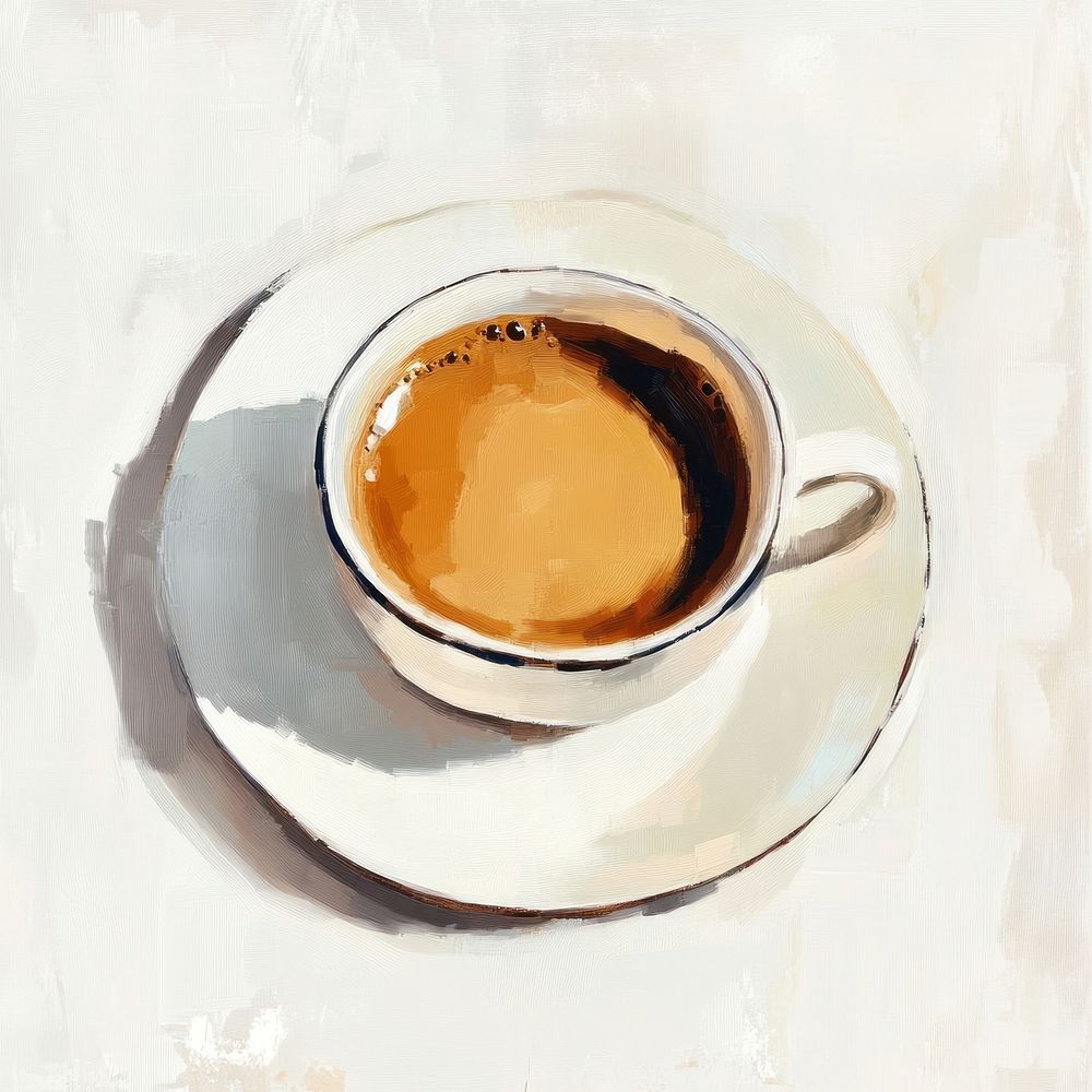 Oil painting clsoe pale coffee | Free Photo Illustration - rawpixel