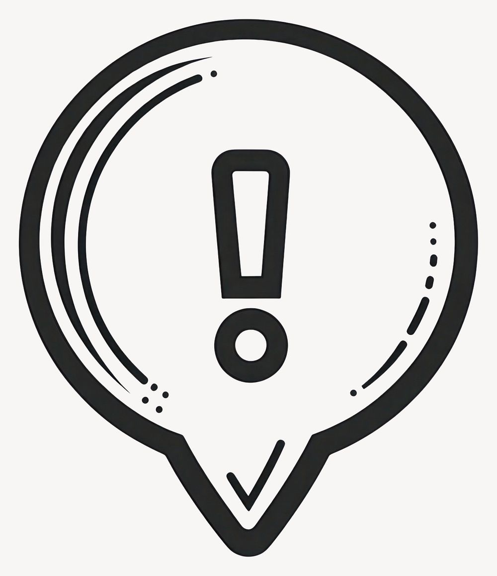 Speech bubble Exclamation mark icon | Free Vector - rawpixel