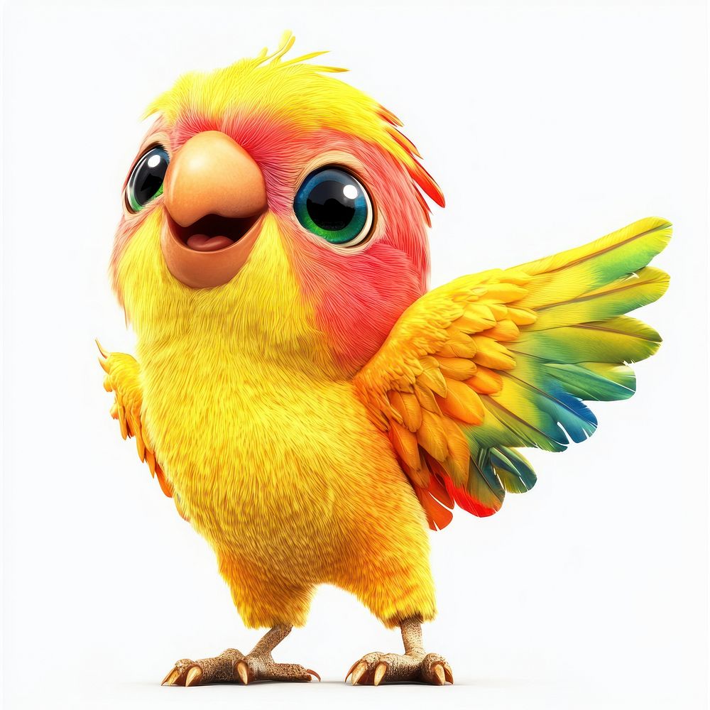 Cartoon background white Birds are | Free Photo Illustration - rawpixel