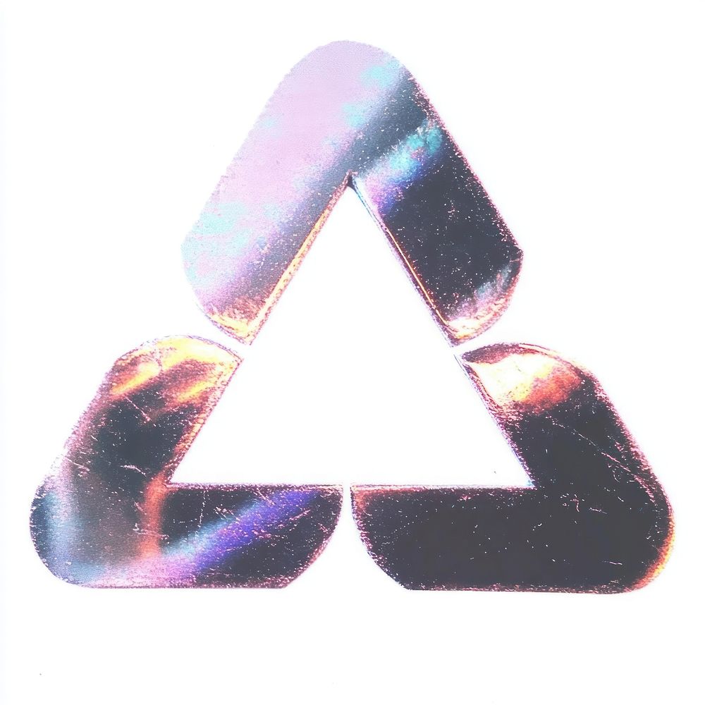 Triquetra shape triangle symbol sustainability. | Free Photo - rawpixel