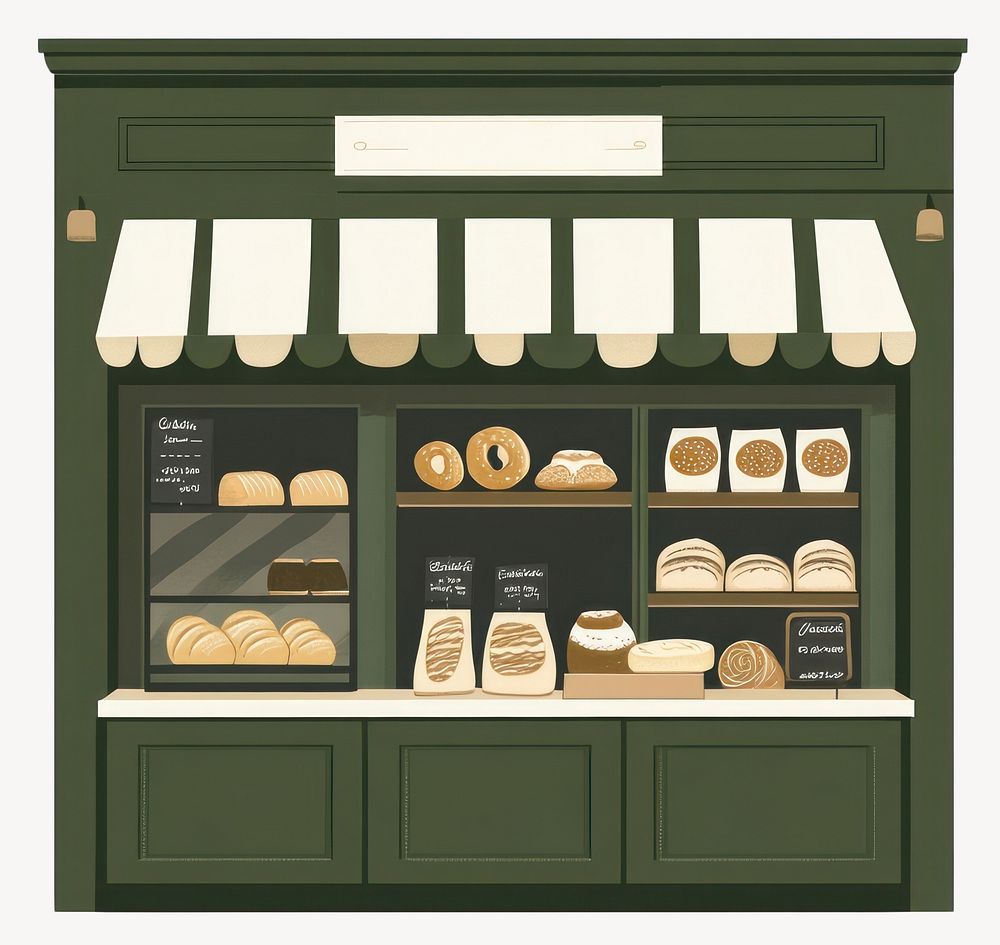 Food shop selling bread illustration | Free Vector - rawpixel