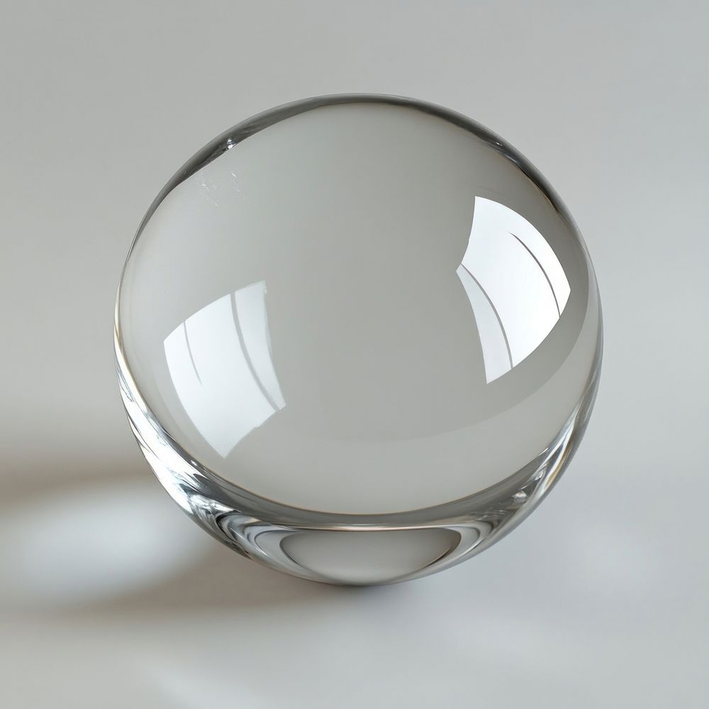 Spherical glass transparent reflective sphere | Free Photo - rawpixel