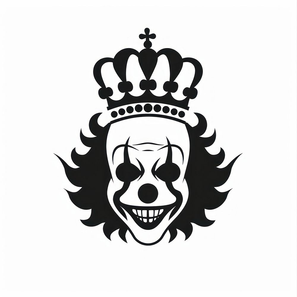 Crown Clown illustration symbol clown | Free Photo Illustration - rawpixel