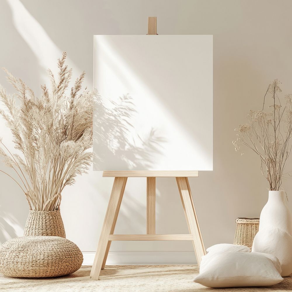 Blank white canvas minimalist neutral | Free Photo - rawpixel