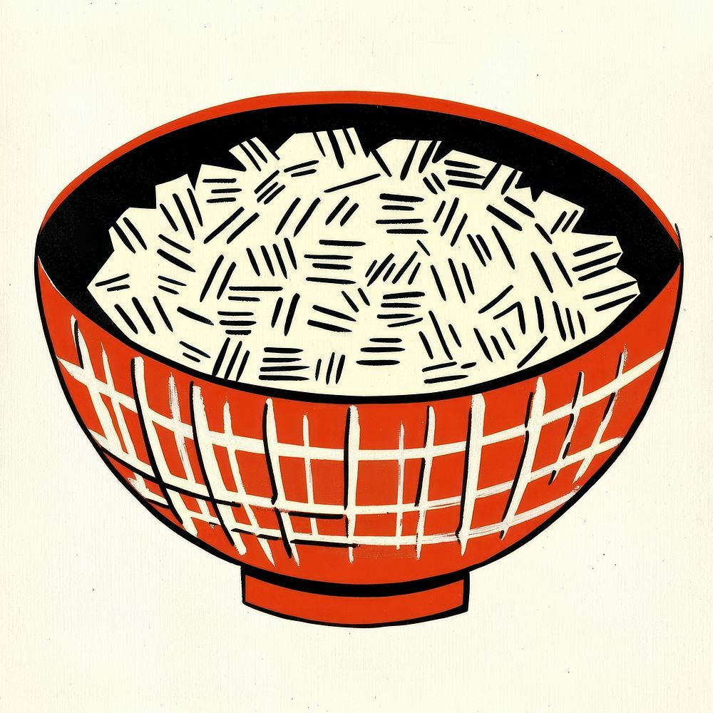 Chinese rice bow traditional style | Free Photo Illustration - rawpixel