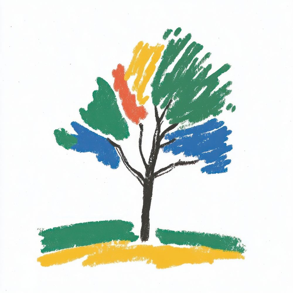 Tree illustration art painting. | Free Photo Illustration - rawpixel