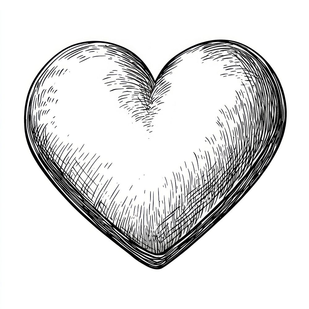Heart icon sketch illustration illustrated | Free Photo Illustration ...