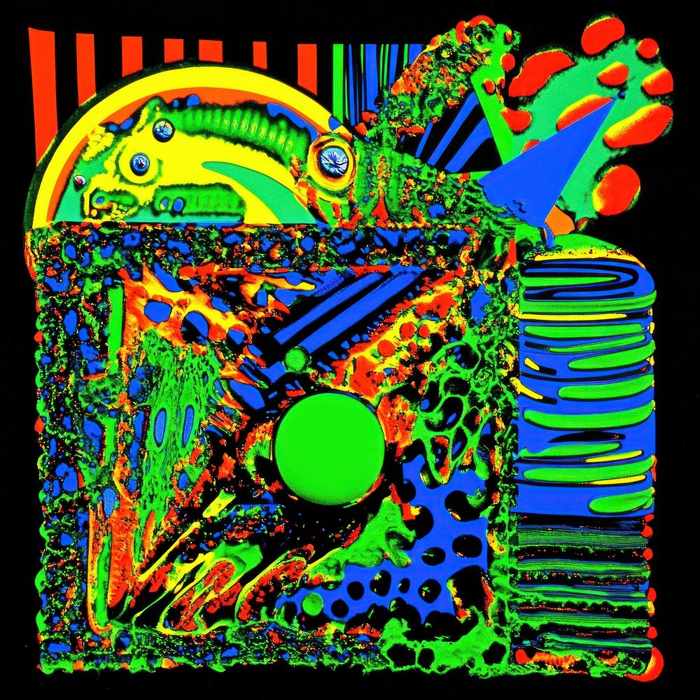 Weird graphics collage modern. | Free Photo Illustration - rawpixel