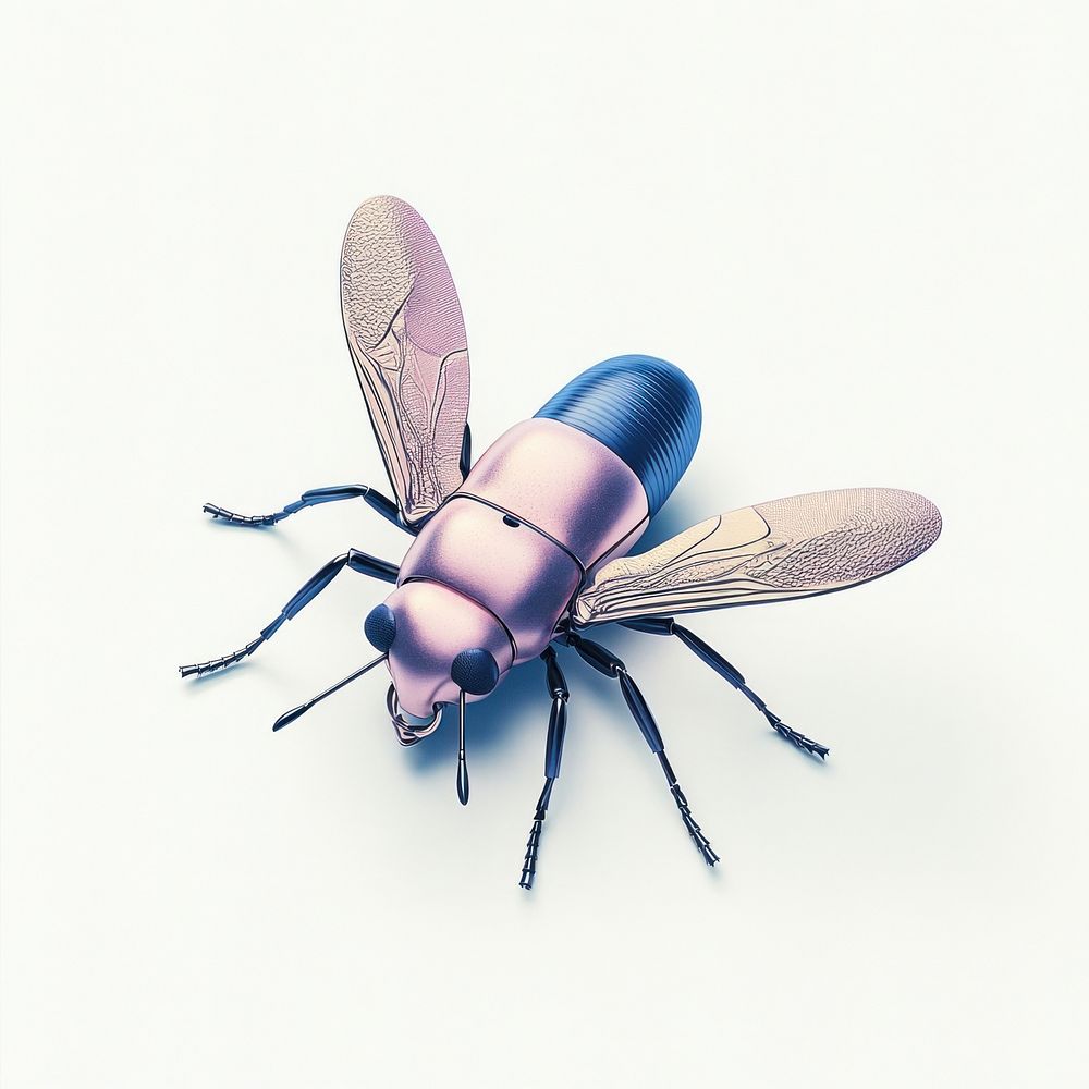 3d solid wasp bug icon | Free Photo Illustration - rawpixel