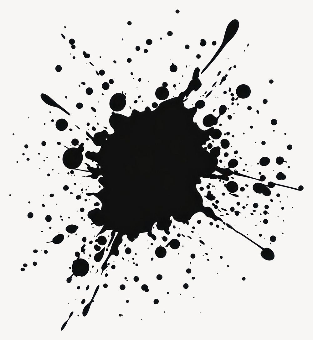 Dot ink splash silhouette black | Free Vector - rawpixel