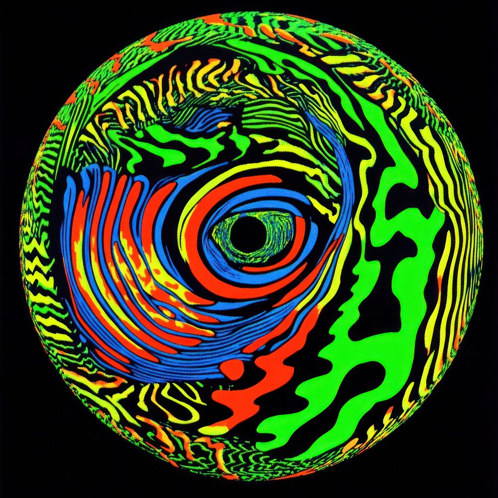 Op art illusion pattern eye-catching | Free Photo Illustration - rawpixel