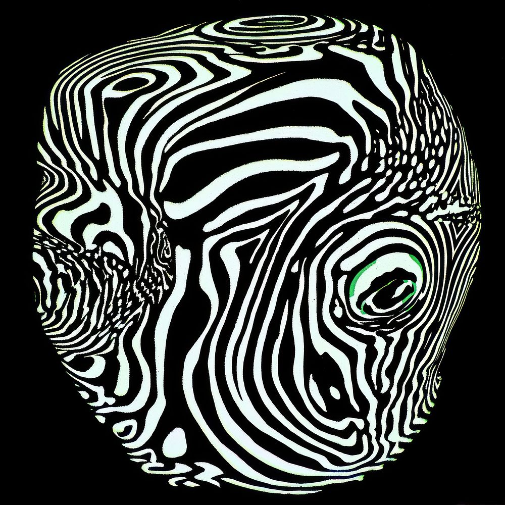 Abstract ghost op art illusion | Free Photo Illustration - rawpixel