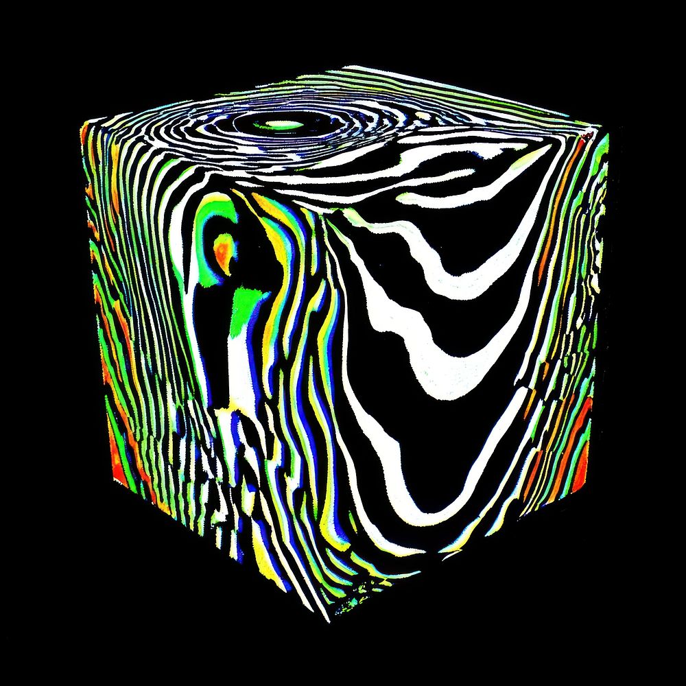 Abstract ghost op art illusion | Free Photo Illustration - rawpixel