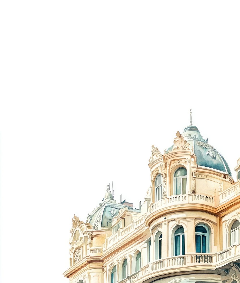 Monaco building architecture vintage architectural. | Free Photo ...