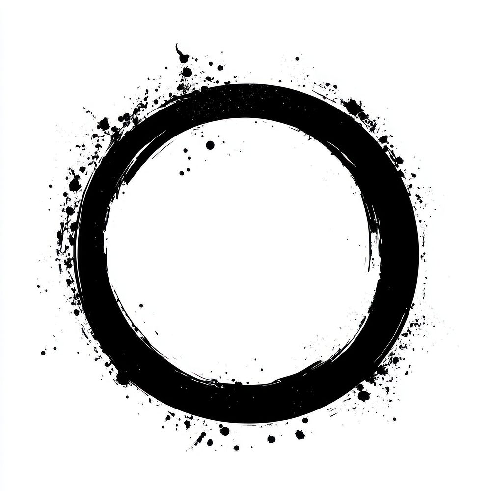 Black round stamp frame ink | Free Photo Illustration - rawpixel