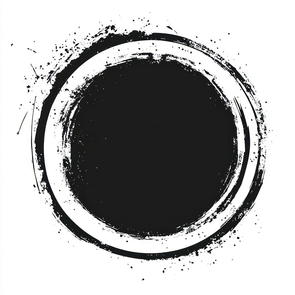 Round stamp frame ink minimalist | Free Photo Illustration - rawpixel