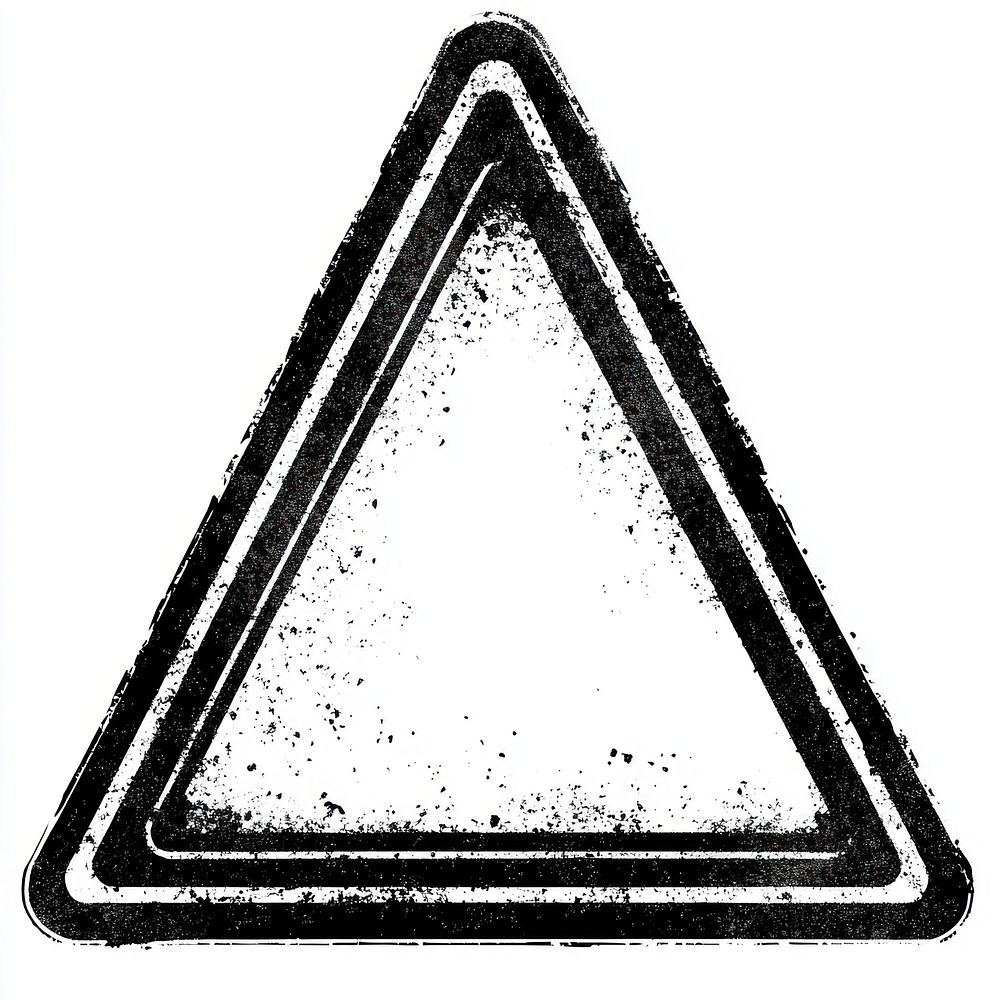 Vintage triangle stamp border sign | Free Photo Illustration - rawpixel