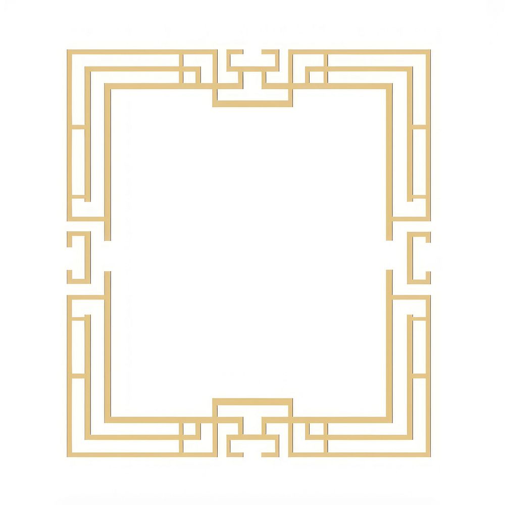 Chinese golden border design frame | Free Photo Illustration - rawpixel