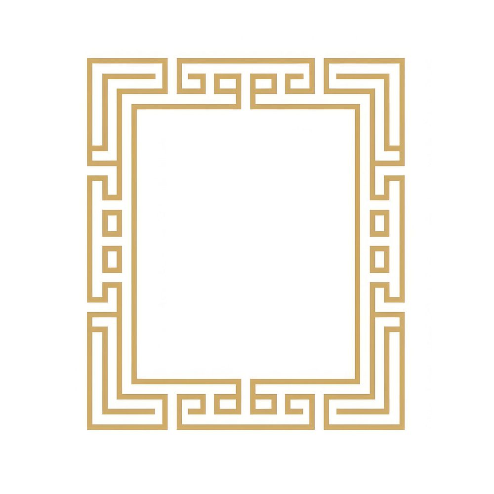 Chinese golden border design frame | Free Photo Illustration - rawpixel