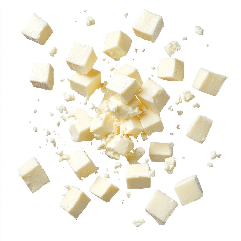 Falling mozzarella cheese cubes photography | Free Photo - rawpixel