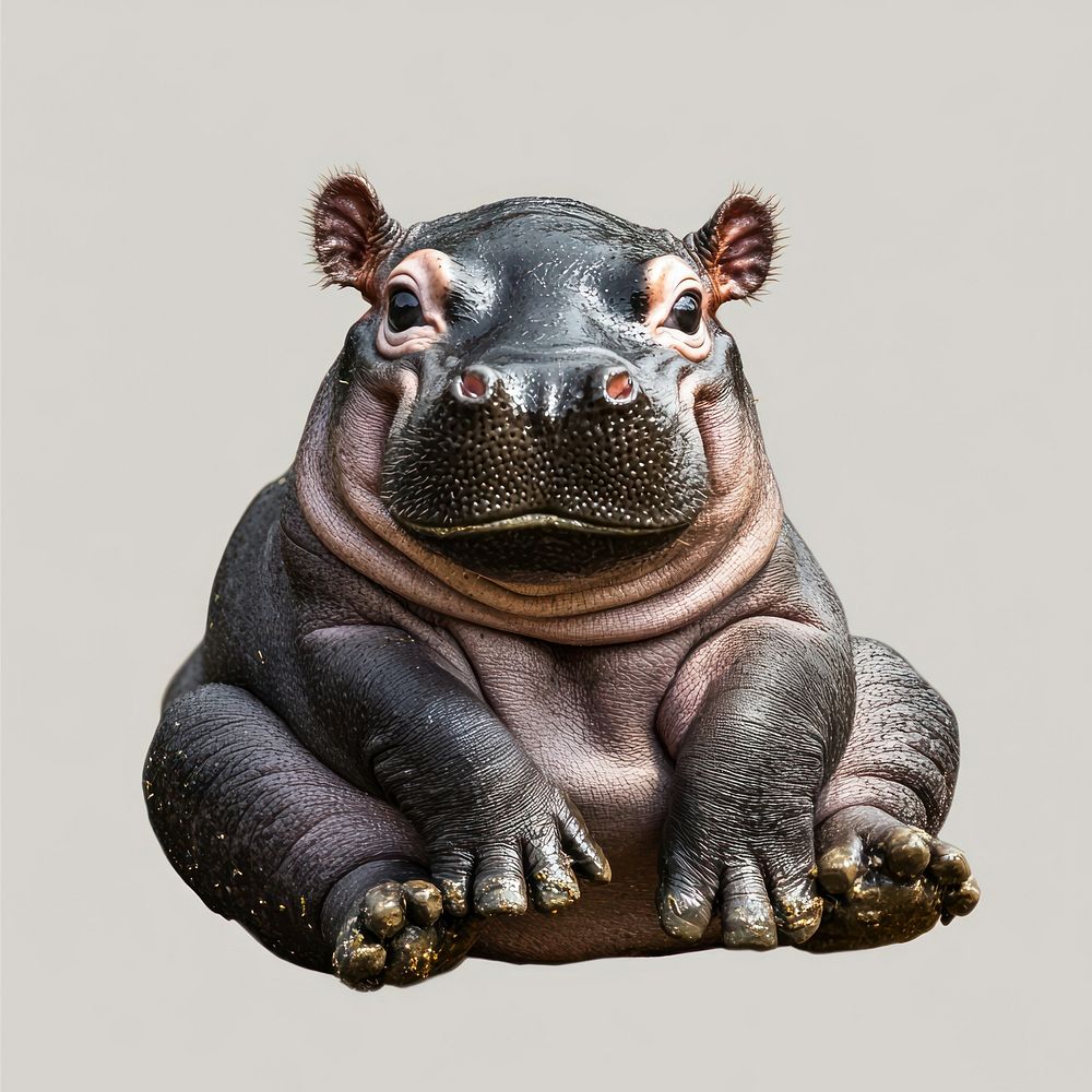 Baby Pygmy hippopotamus wildlife animal | Free Photo - rawpixel