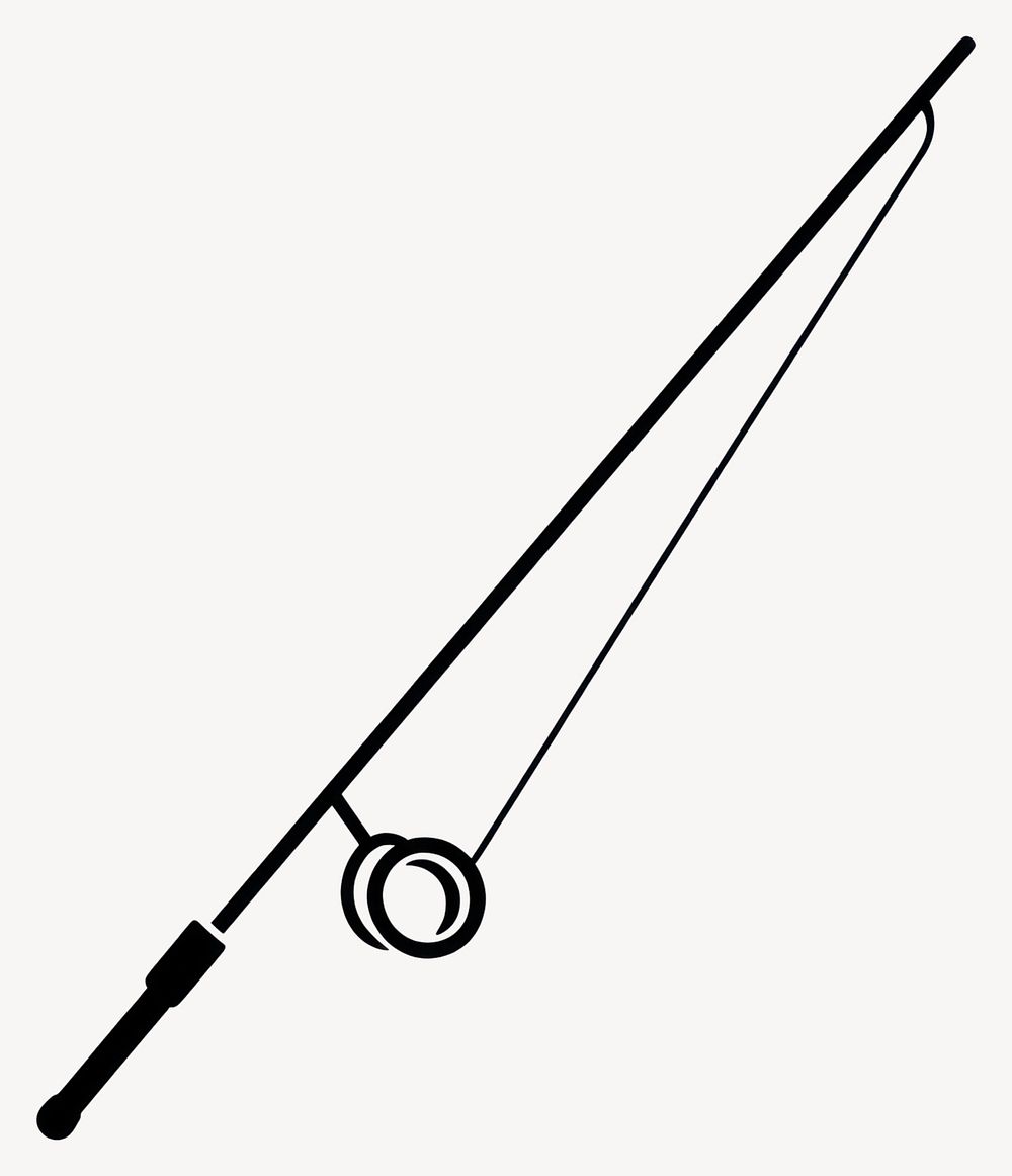 Fishing Rod fishing minimalist outdoors | Free Vector - rawpixel
