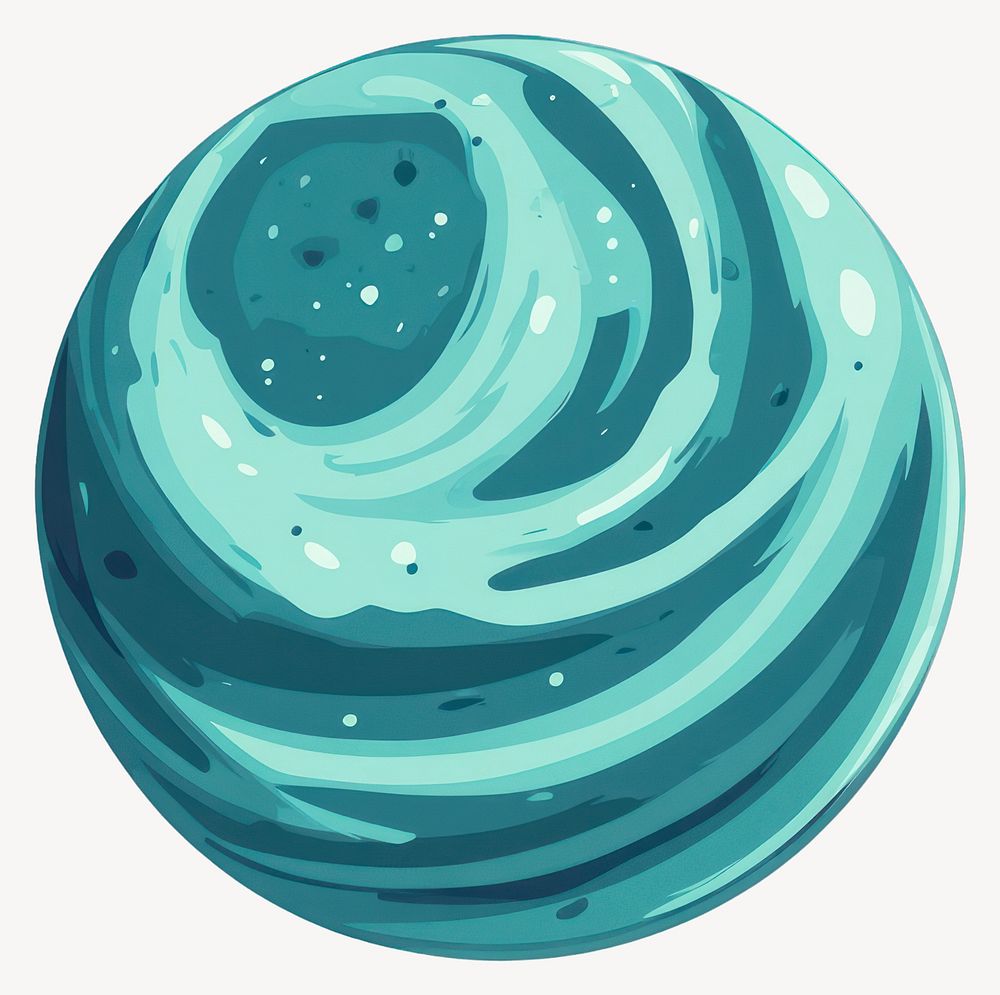 Uranus art illustration planet vector | Free Vector - rawpixel