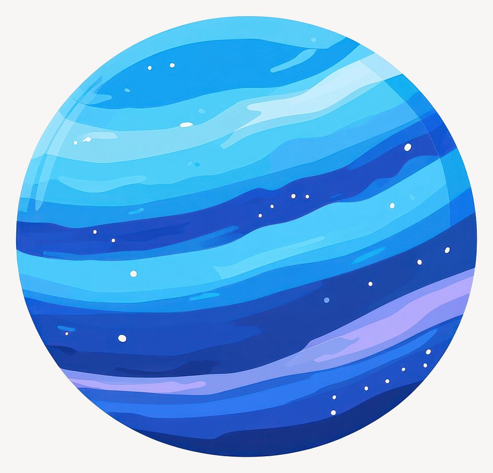 Neptune planet illustration space vector | Free Vector - rawpixel