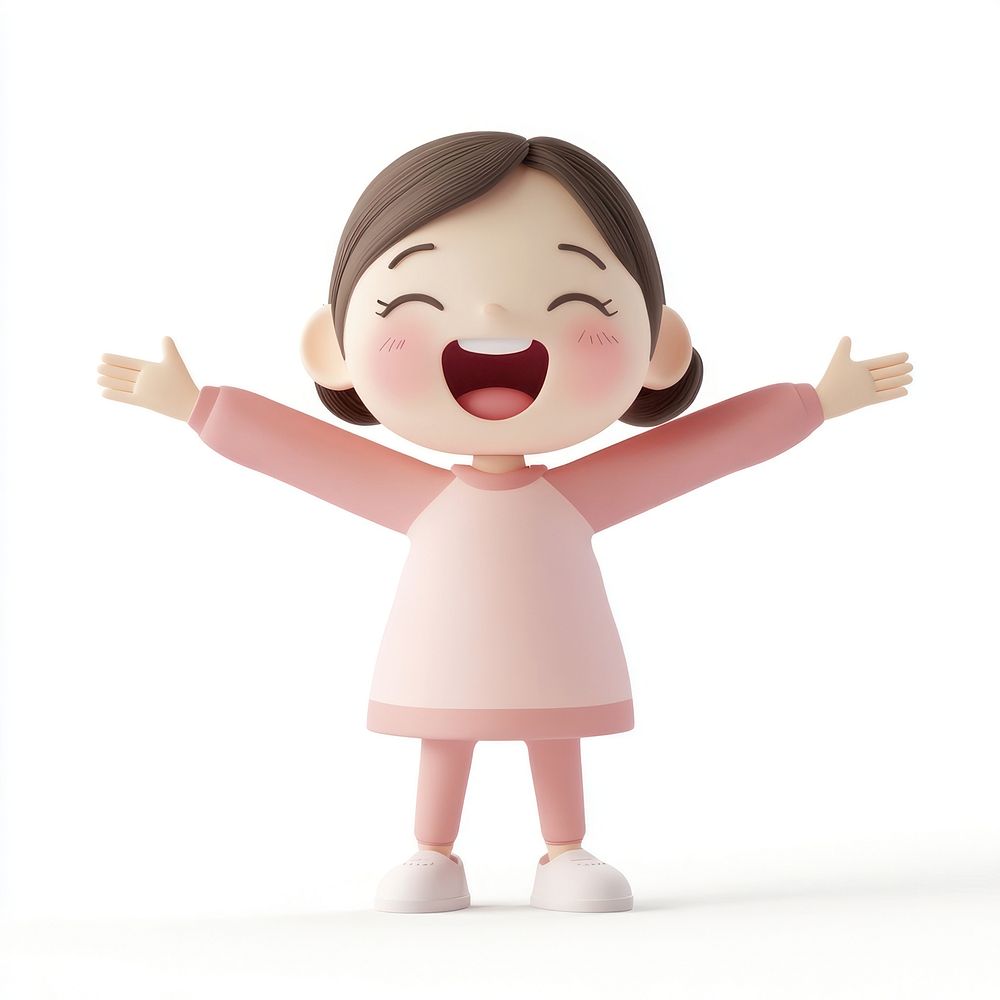 Illustration cartoon open arms. | Free Photo Illustration - rawpixel