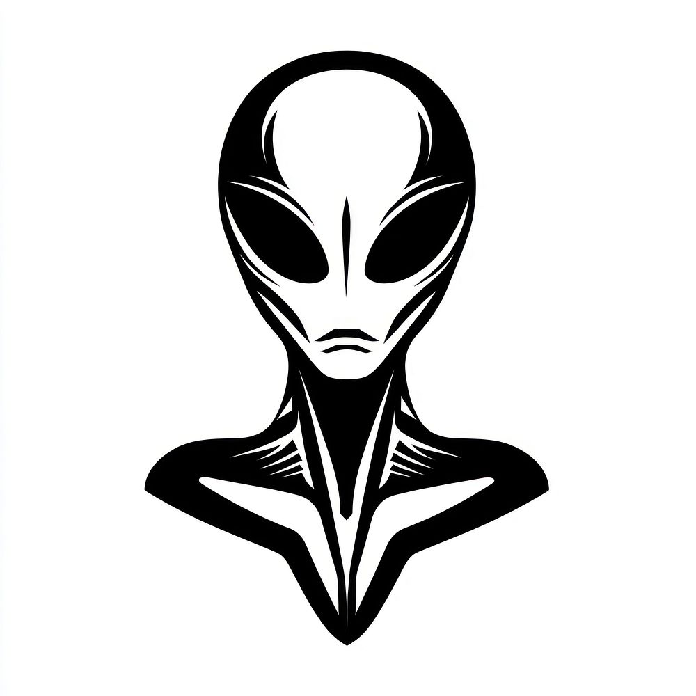Simple aliens linear illustration black | Free Photo Illustration ...