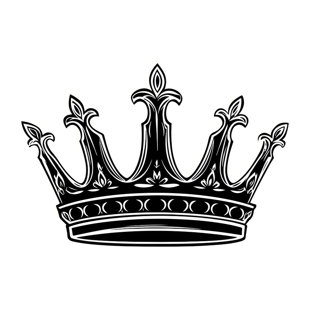 Simple crown linear illustration design | Free Photo Illustration ...