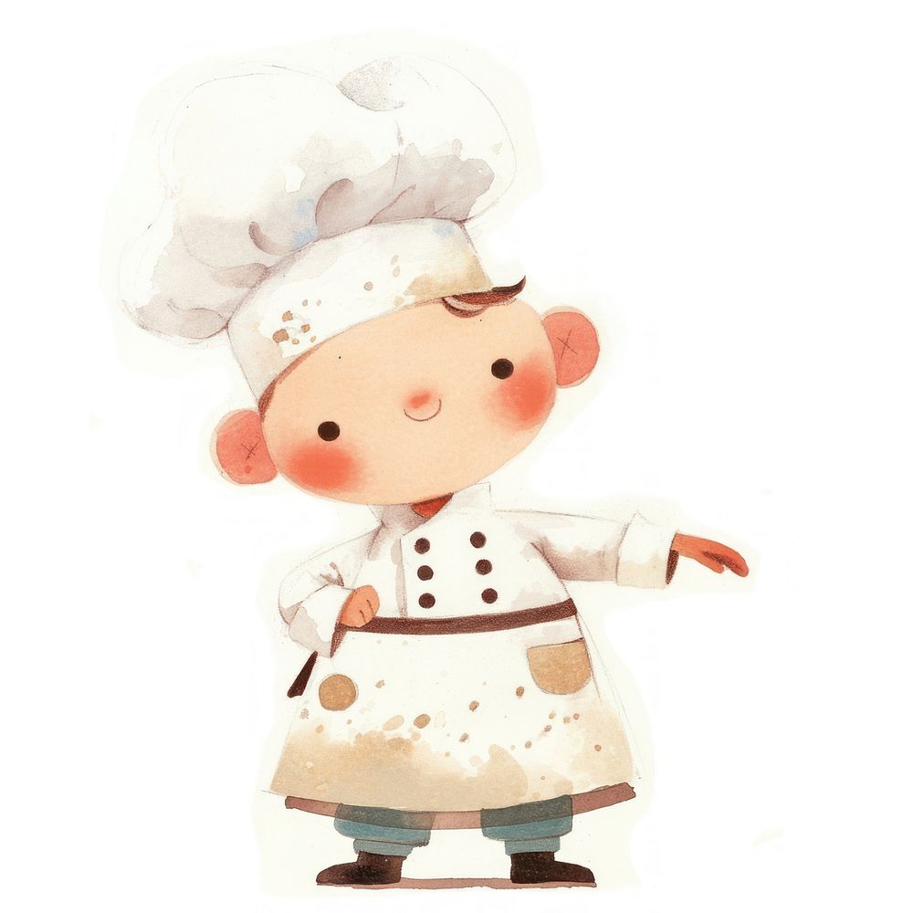 Boy Baker illustration children's character | Free Photo Illustration ...