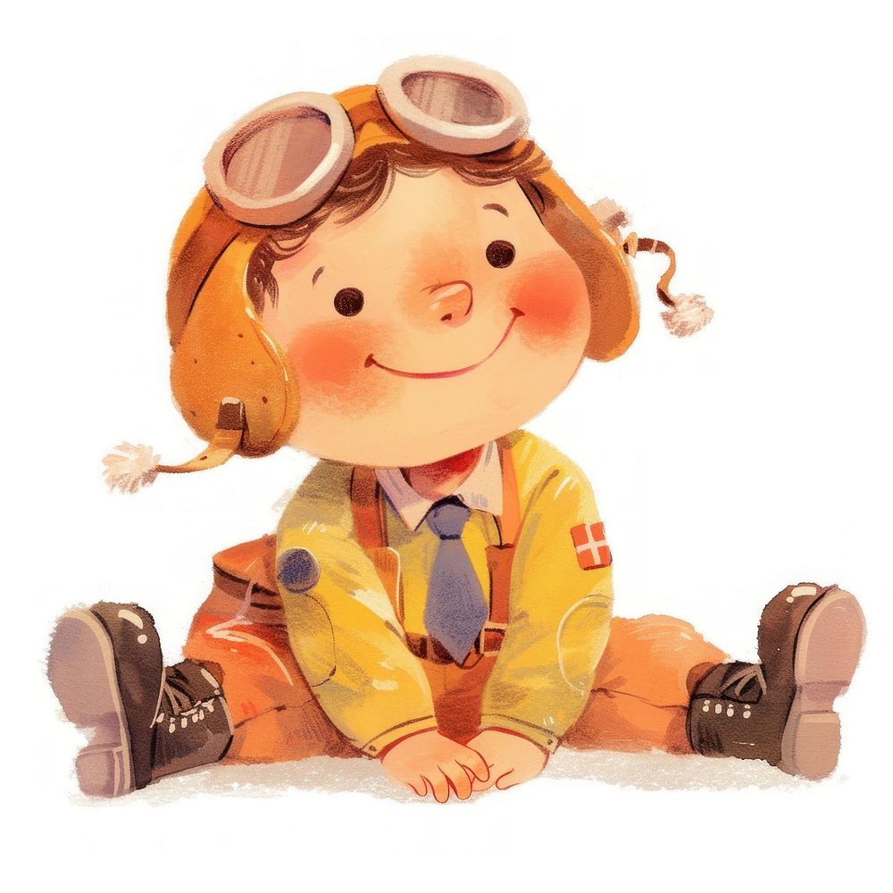 Pilot Doctor illustration character goggles. | Free Photo Illustration ...