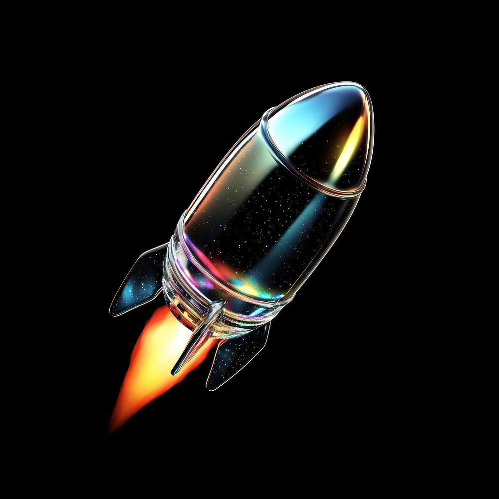 Rocket glass illustration ammunition. | Free Photo Illustration - rawpixel