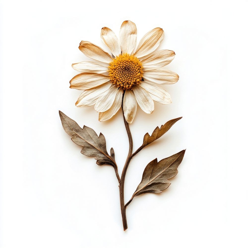 Daisy flower daisy leaves. | Free Photo - rawpixel