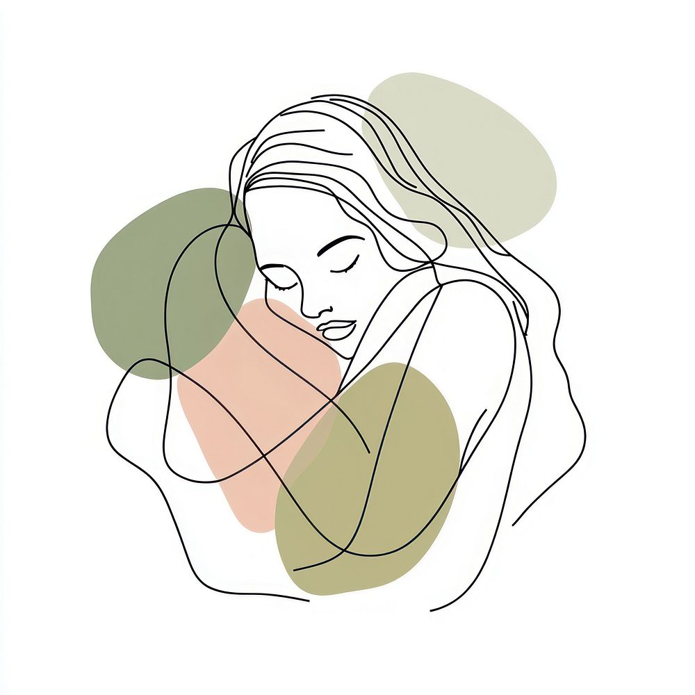 Abstract woman line art illustration | Free Photo Illustration - rawpixel