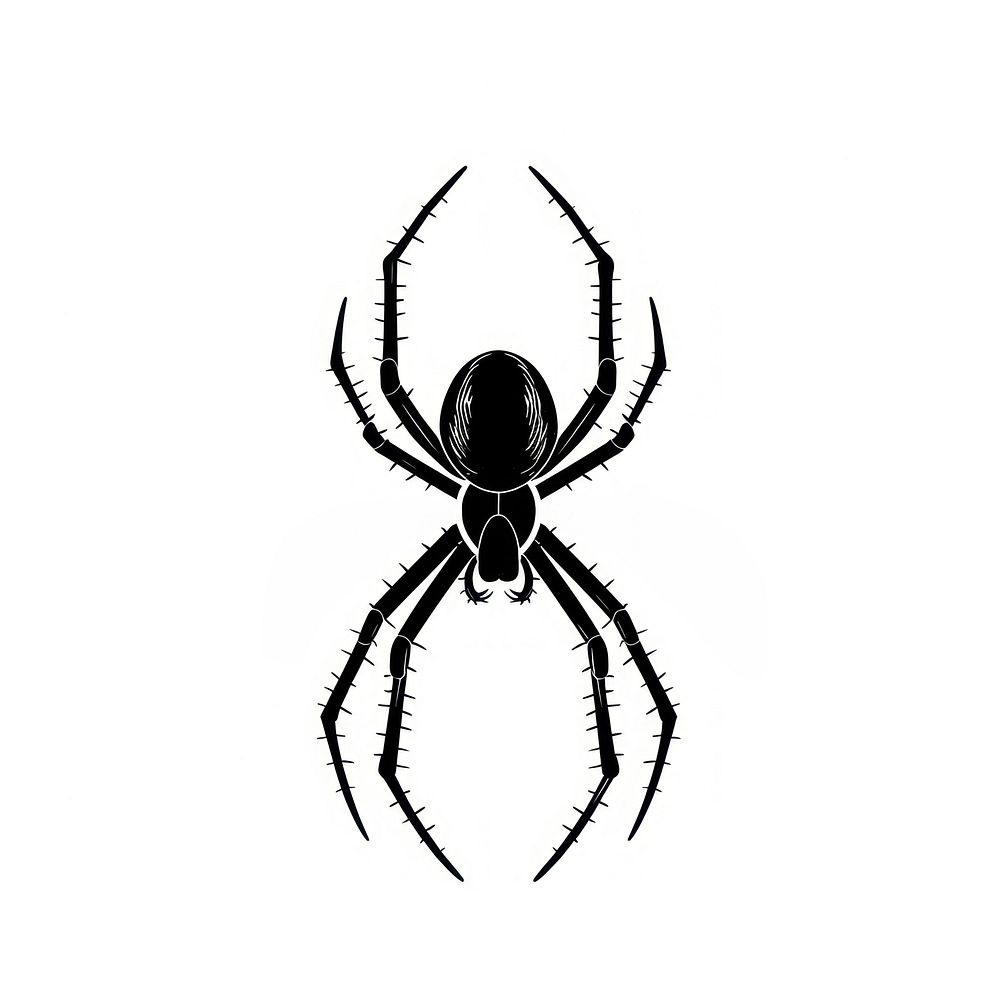 Spider arachnid drawing insect. | Free Photo Illustration - rawpixel